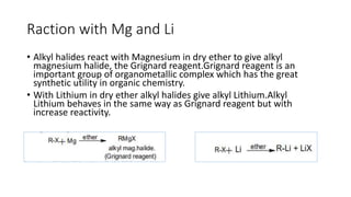 Alkyl halides | PPTX
