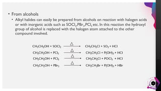 Alkyl halides in orgnaic chemistry..pptx