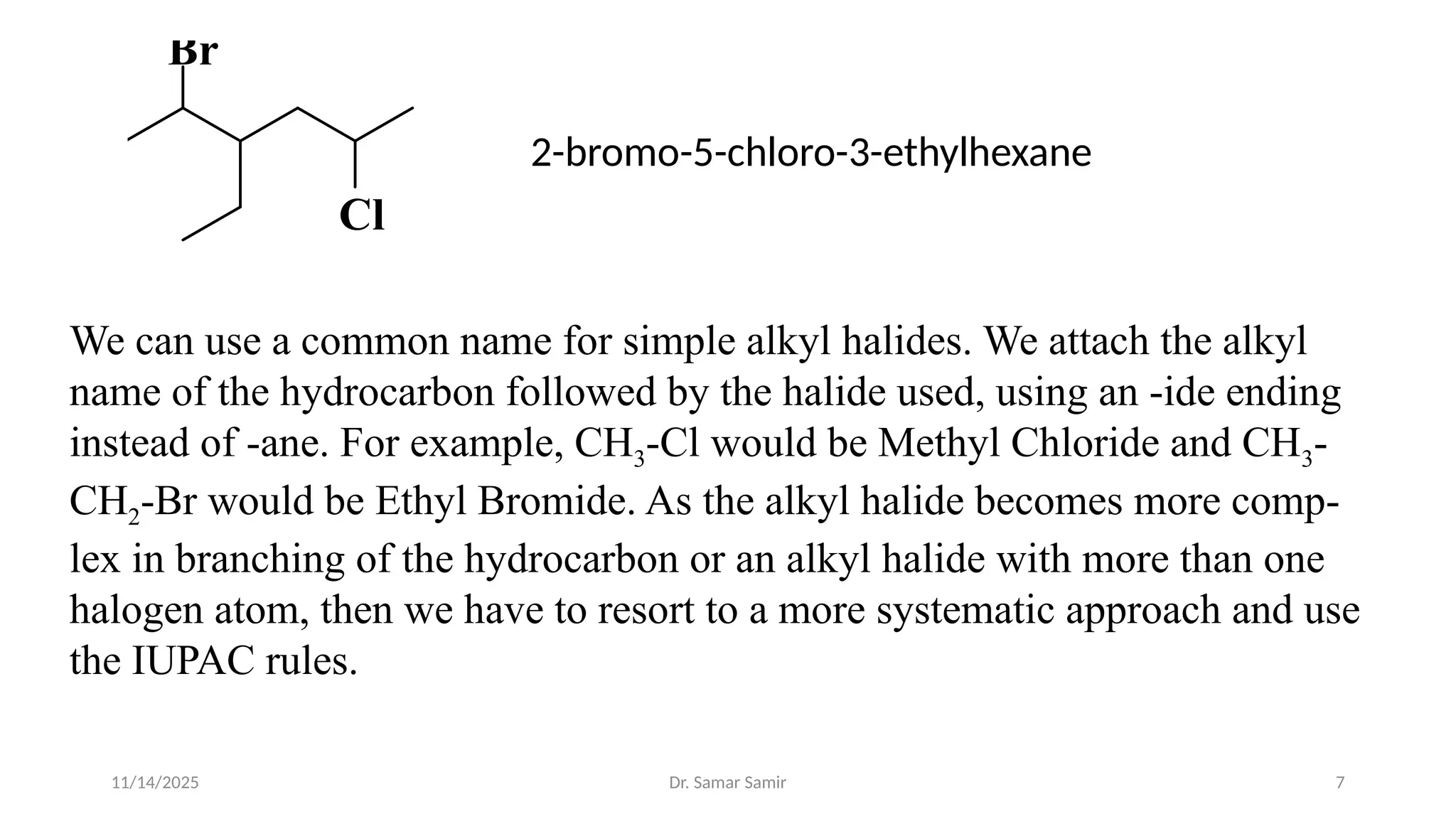 synthesis and chemistry of alkyl halides | PPTX