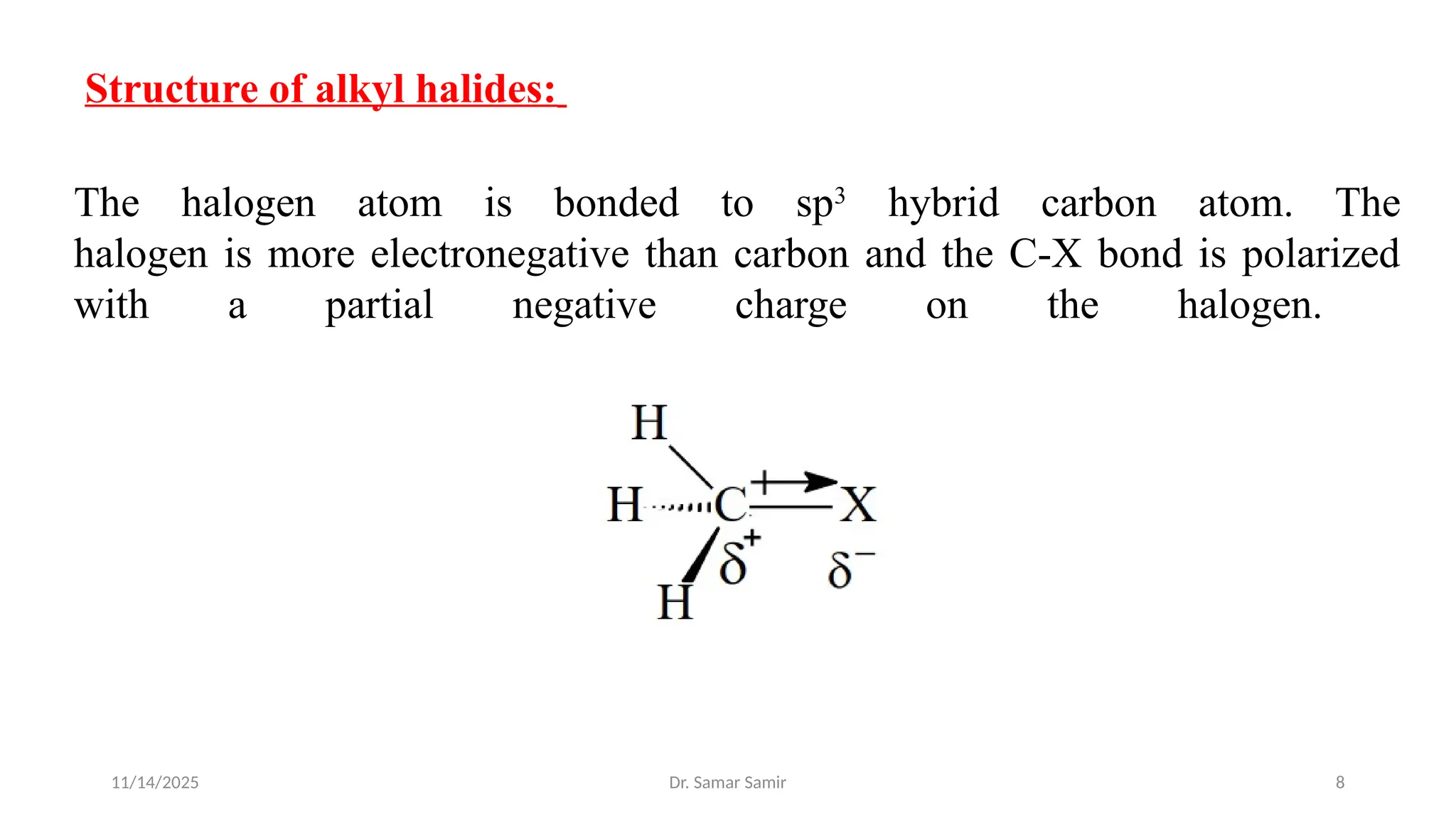 synthesis and chemistry of alkyl halides | PPTX