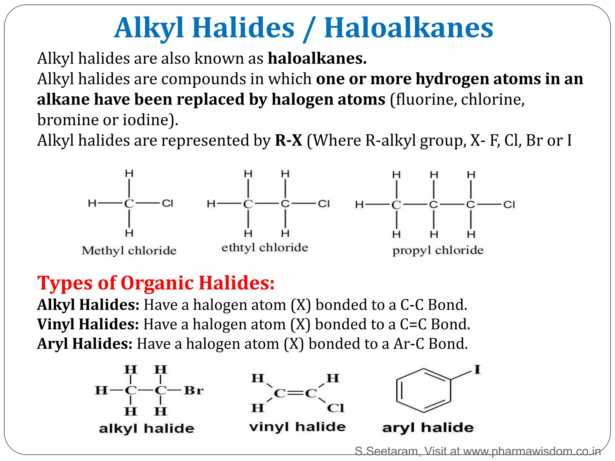 Alkyl Halides and Alcohols | PPTX