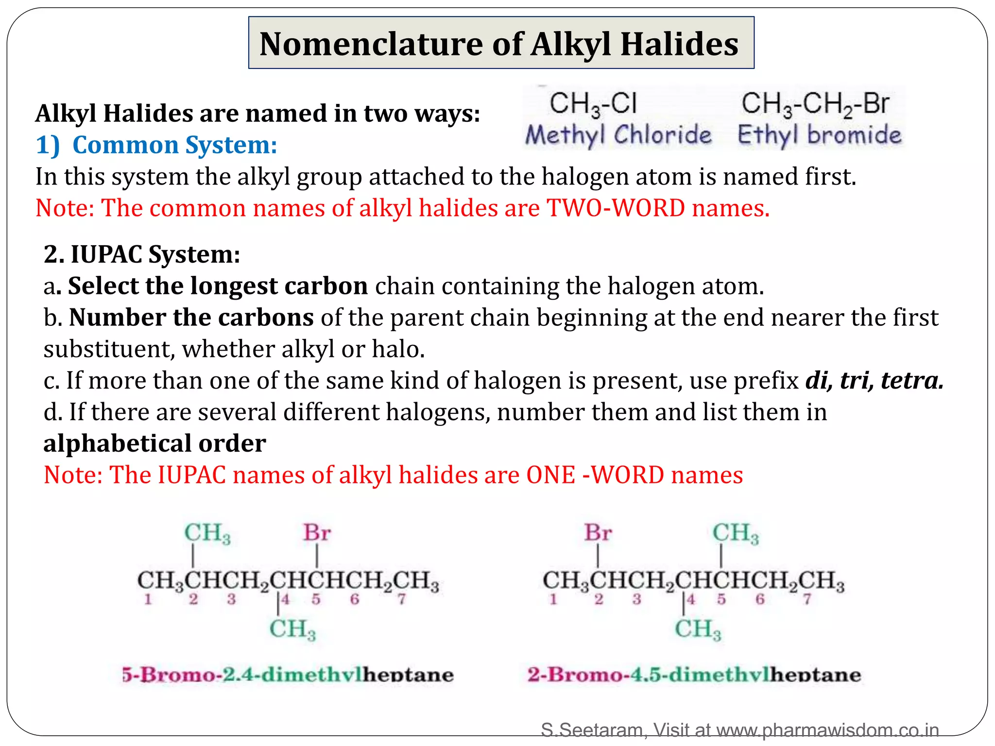 Alkyl Halides and Alcohols | PPTX