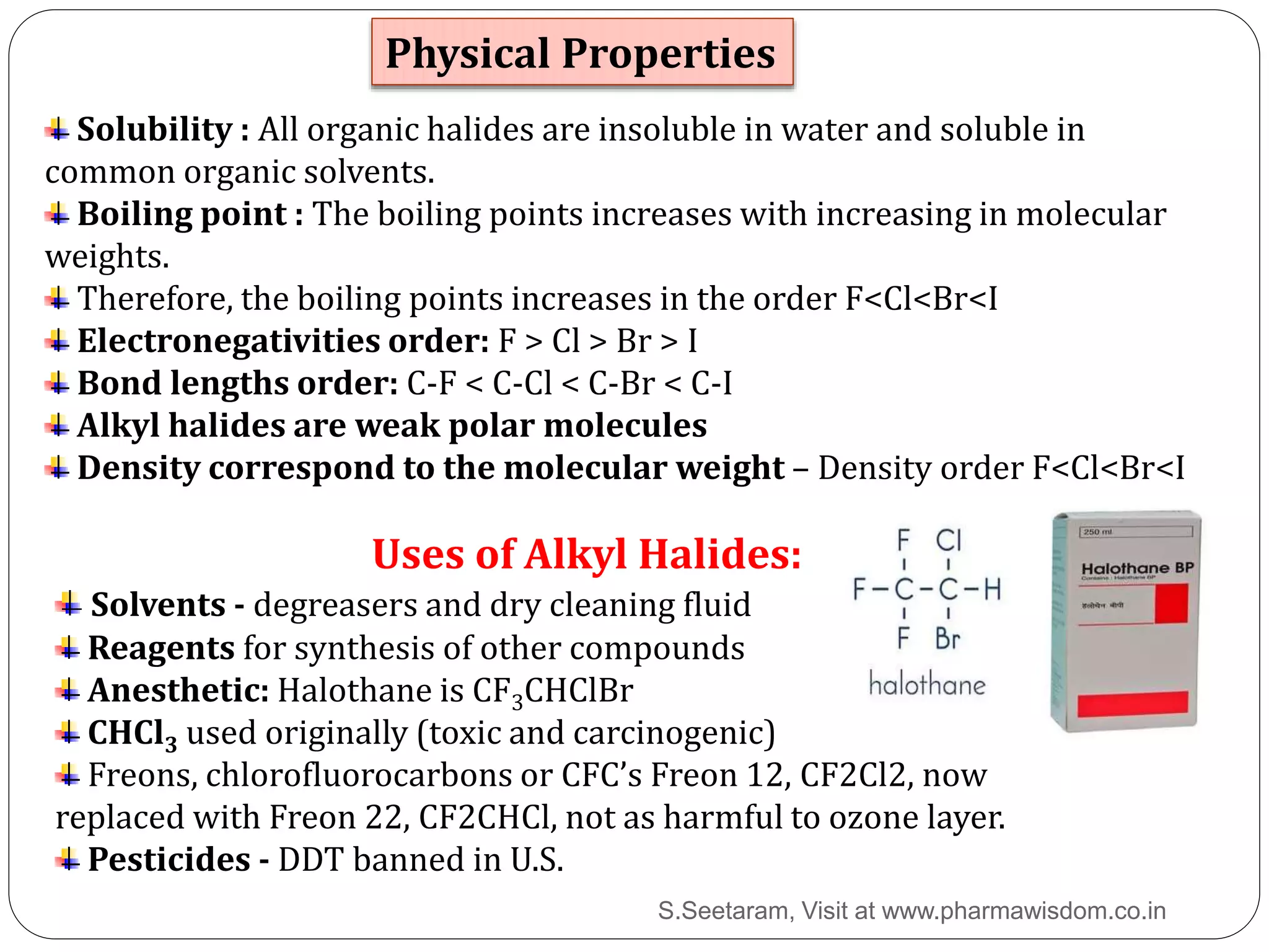Alkyl Halides and Alcohols | PPTX