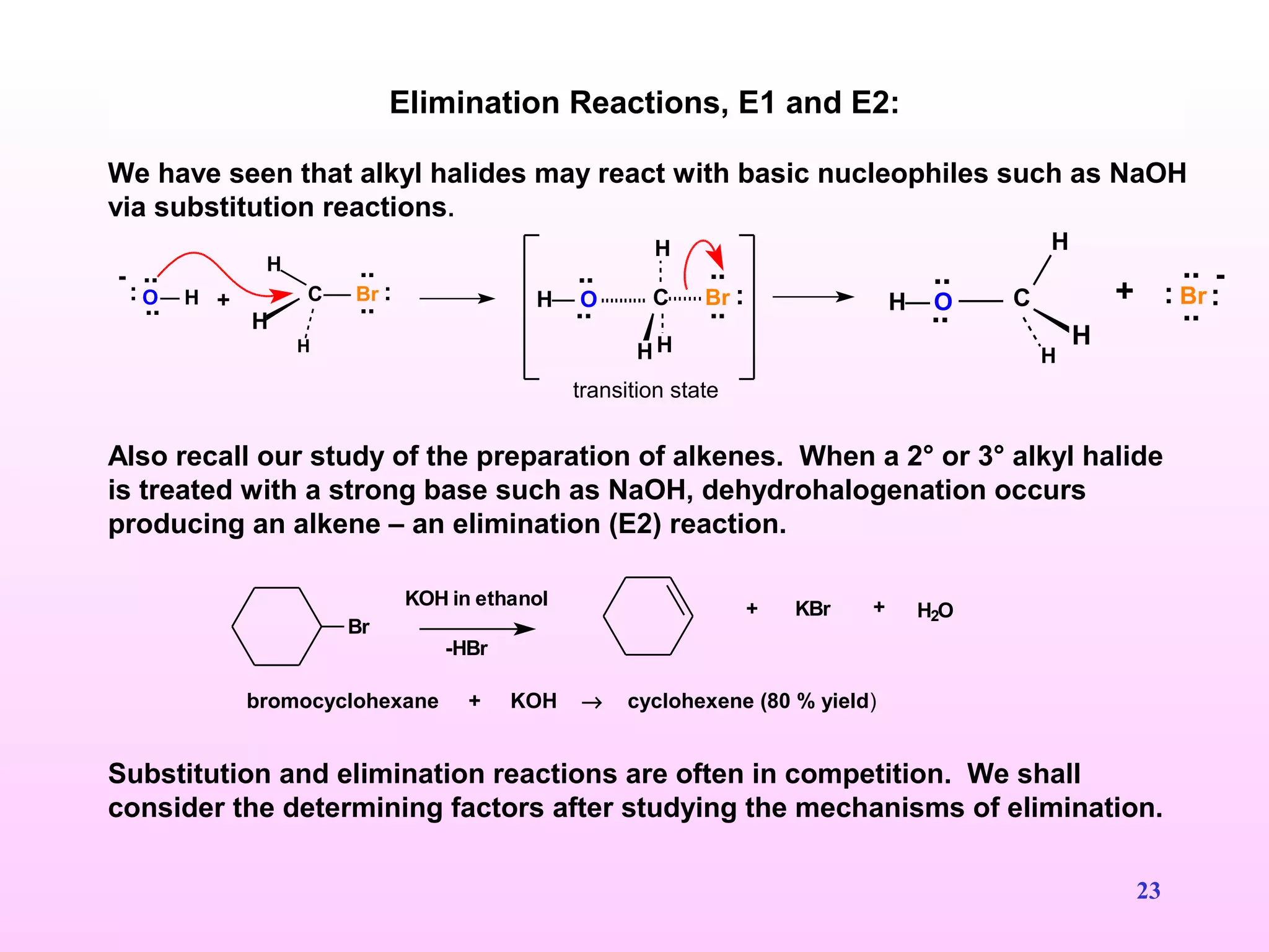 Alkyl halides sn and e reactions | PPT