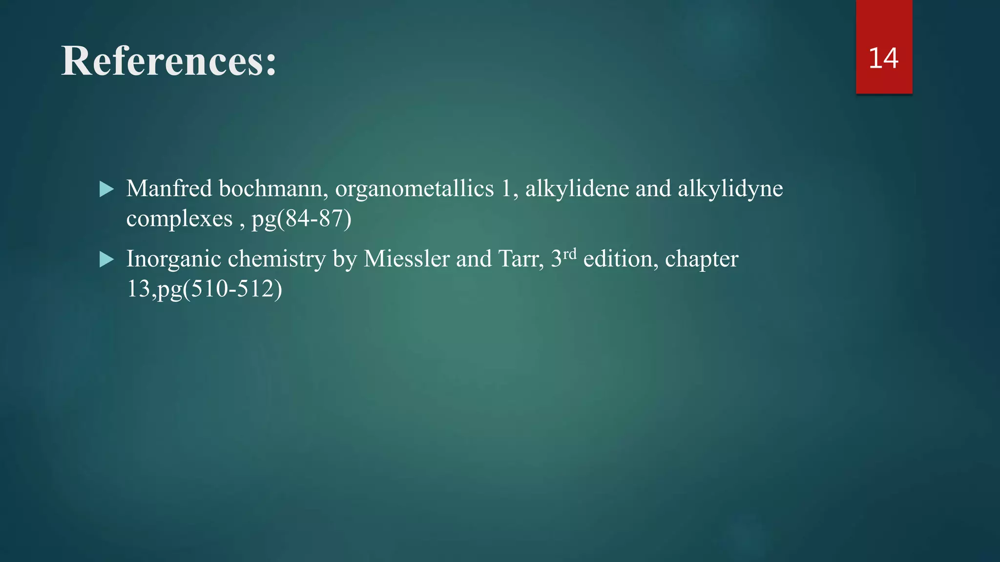 Alkylidyne complexes | PPTX
