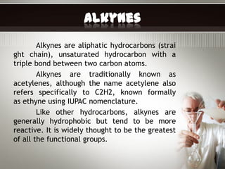 Alkynes | PPTX