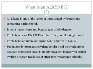 Alkynes | PPTX