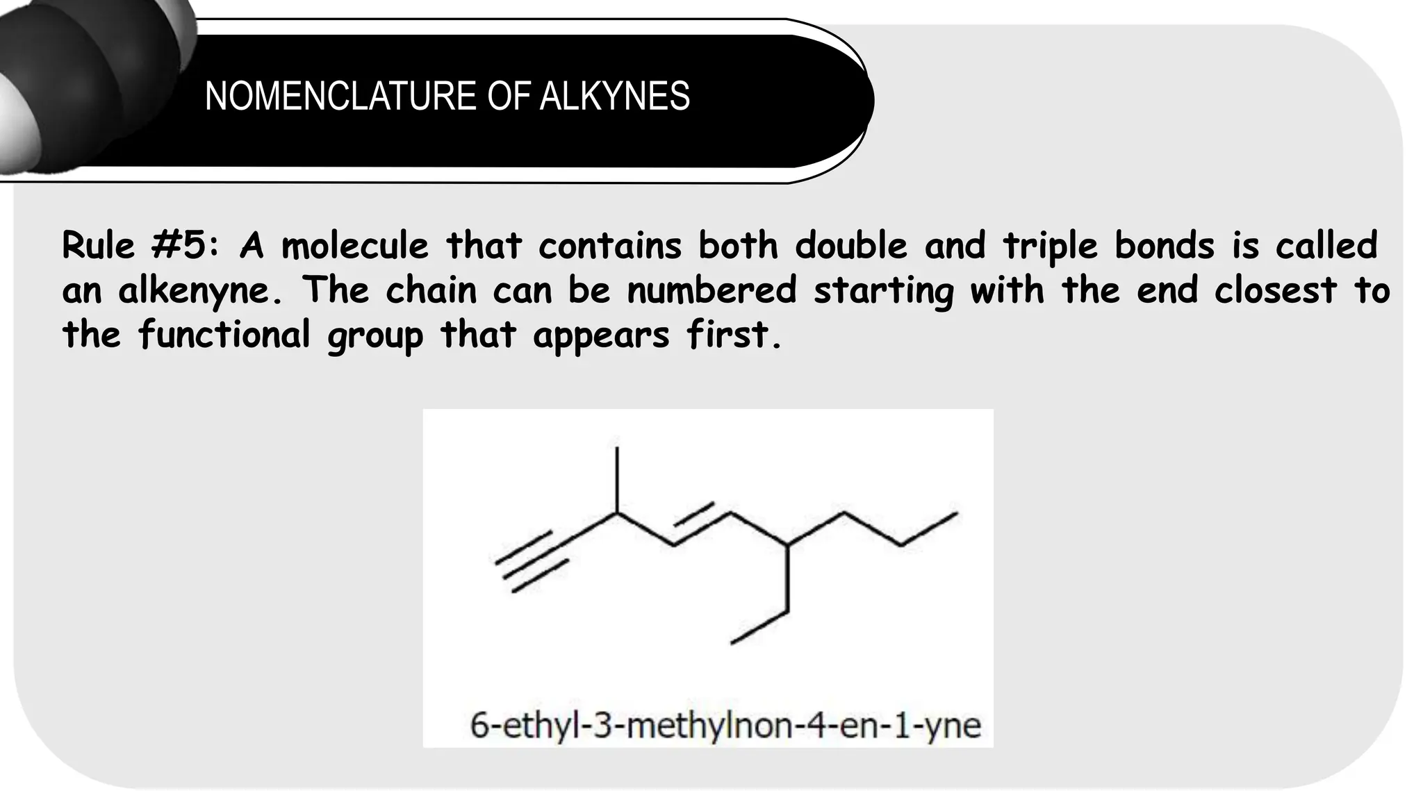 Alkynes, characteristics, naming, and synthesis | PPTX