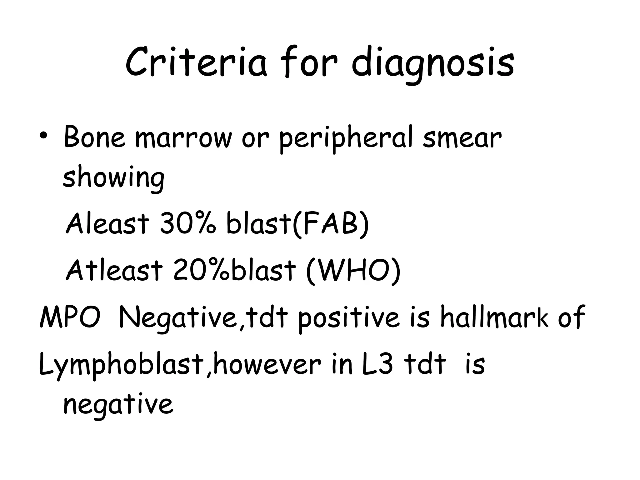 Acute Lymphoblastic Leukaemia | PPT