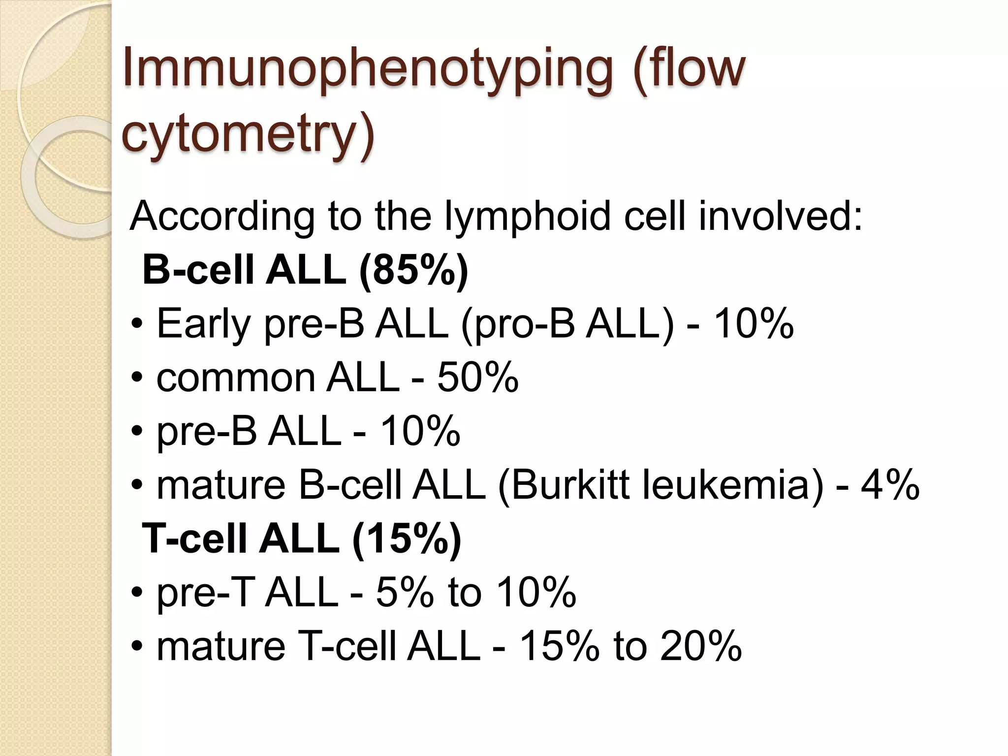 Acute lymphoblastic leukemia approach and treatment | PPTX