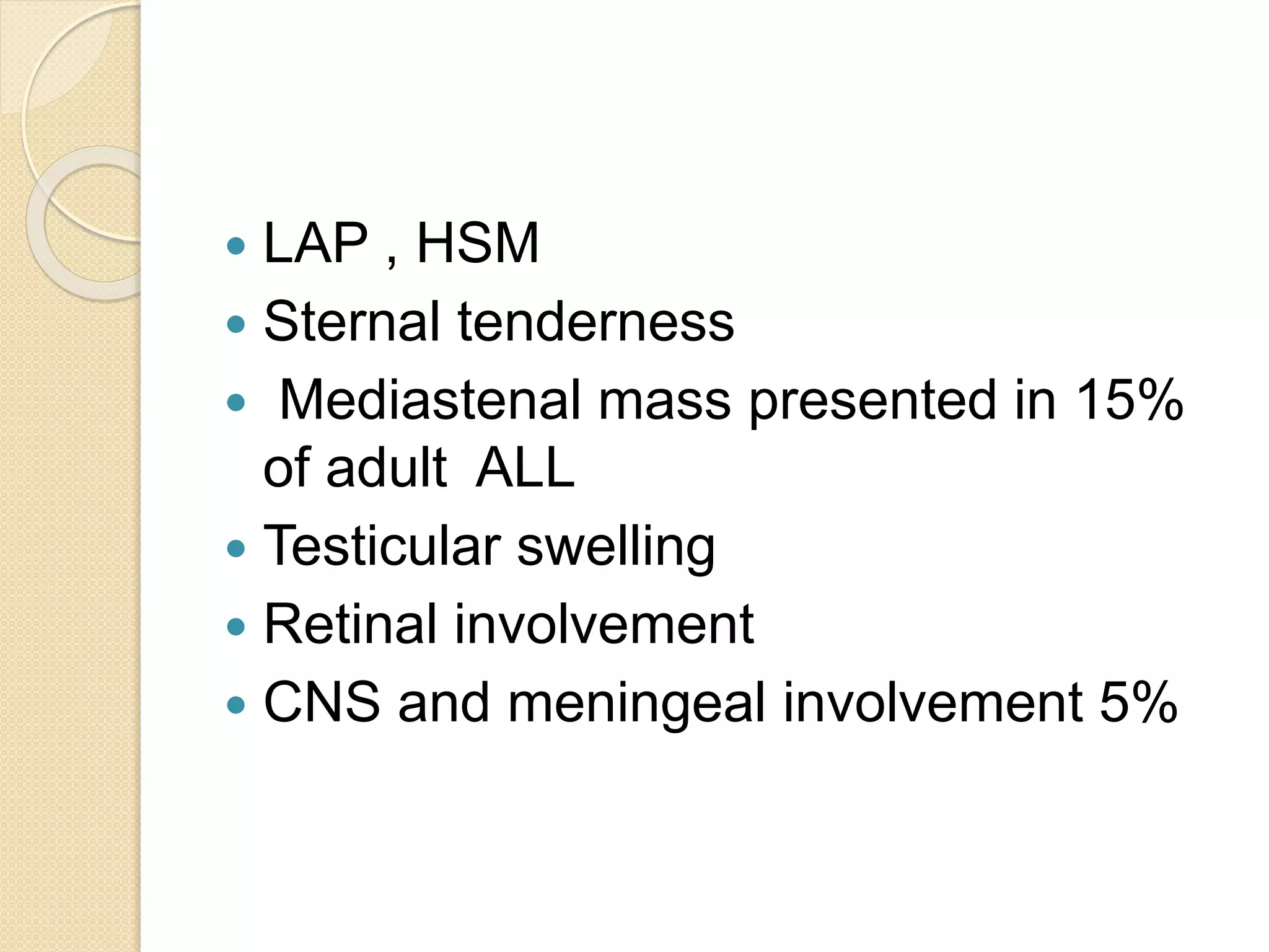Acute lymphoblastic leukemia approach and treatment | PPTX