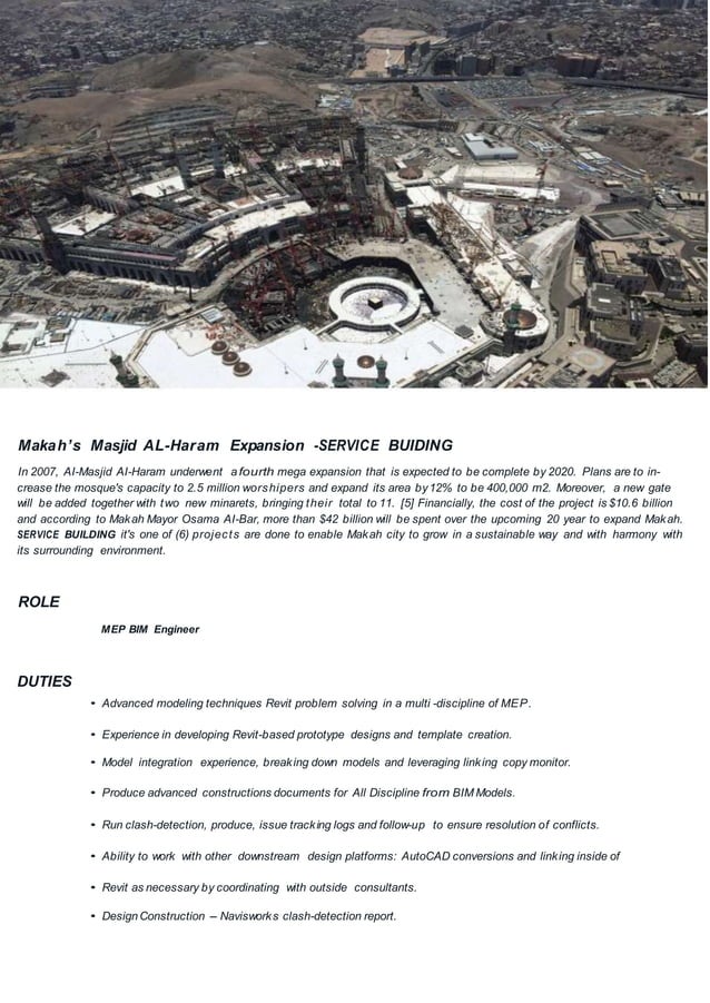 MEP BIM ENGINEER -RAMY ZIDAN -PORTFOLIO | DOCX | Civil Engineering ...