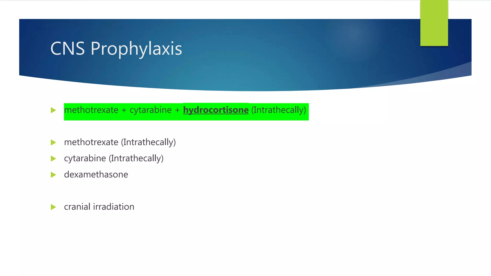 Acute Lymphoblastic Leukemia Ppt