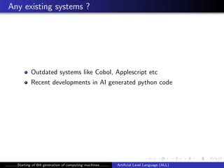 Artificial Level Language | PDF