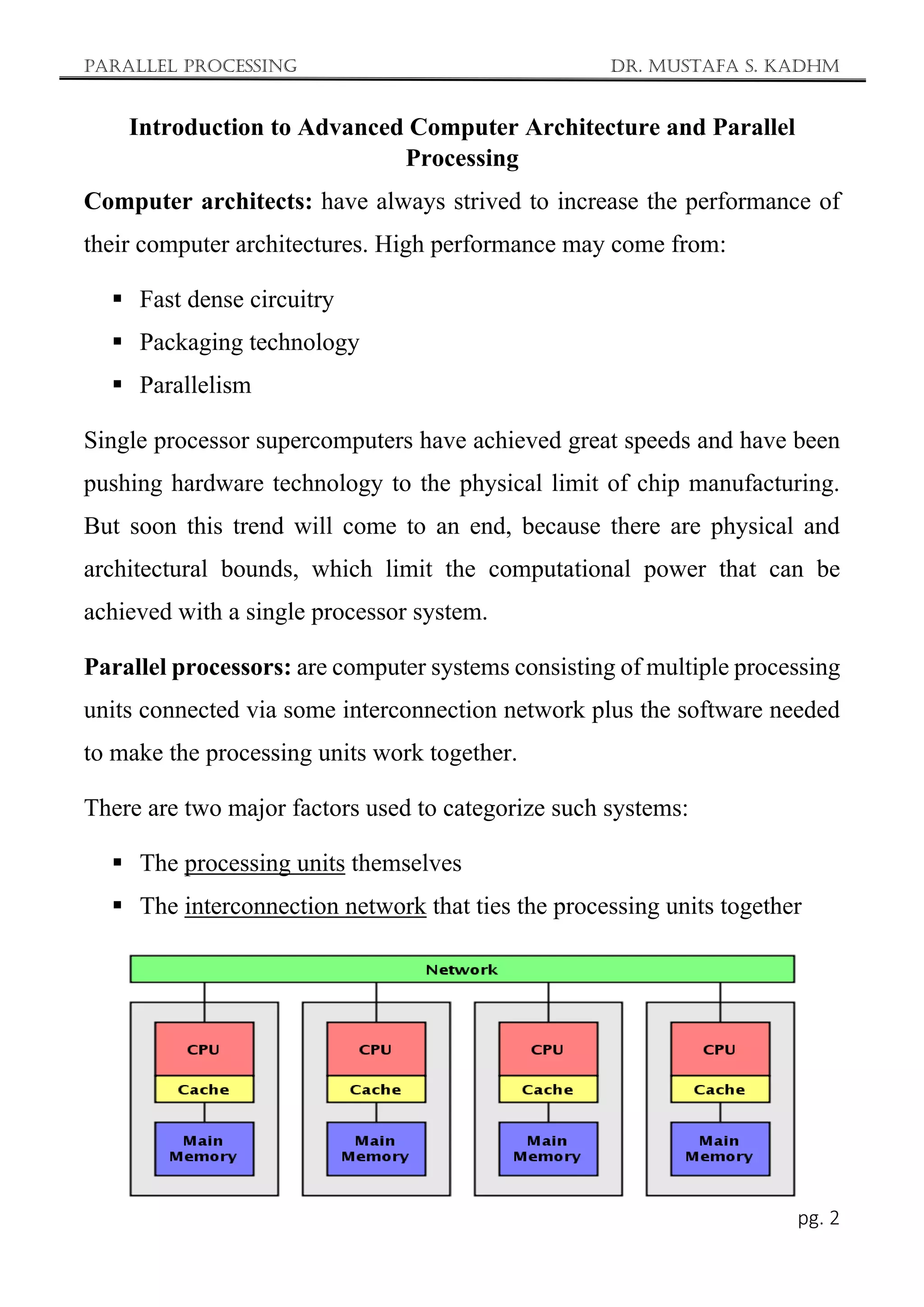 Parallel Processing | PDF