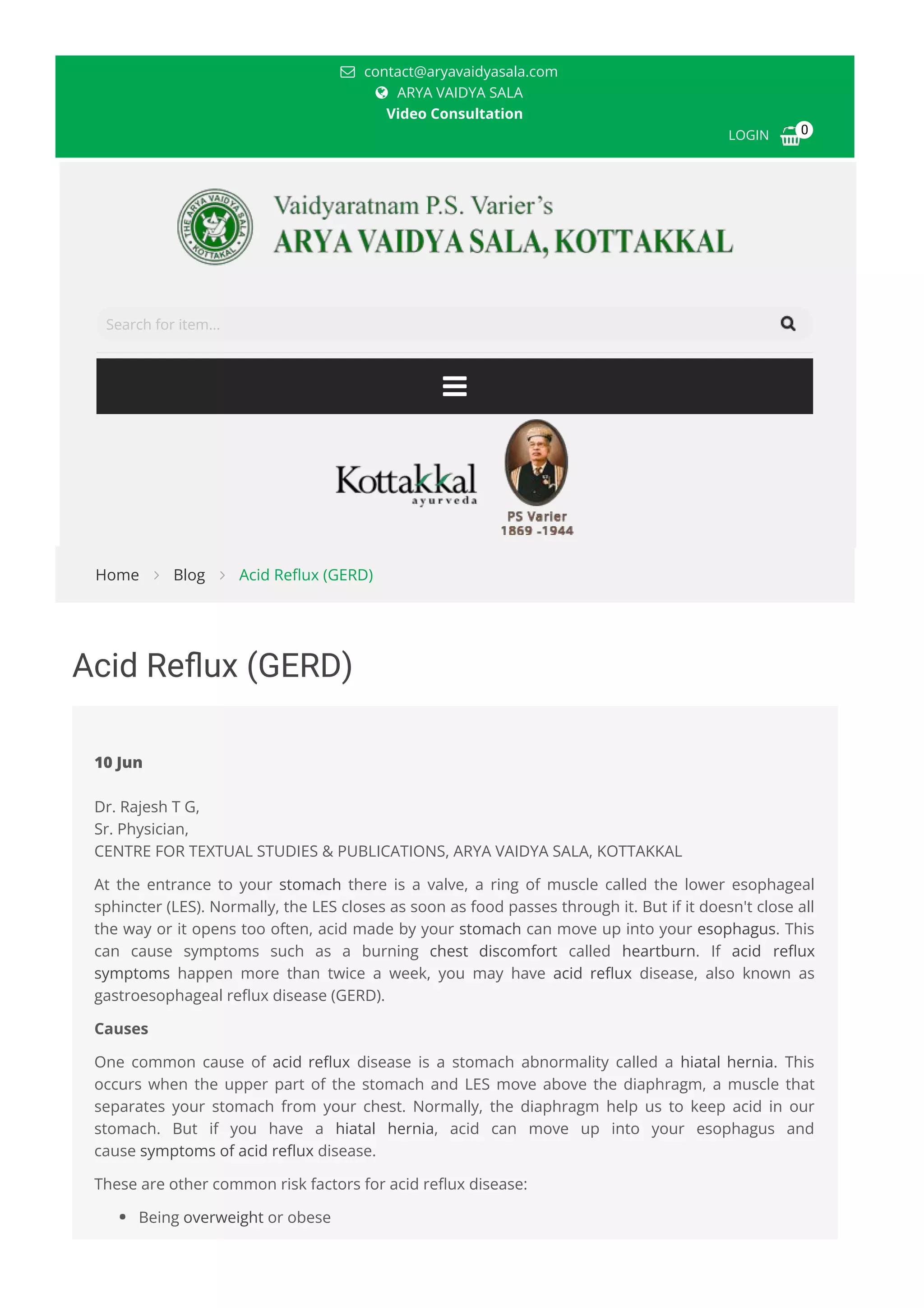 All you want to know about Acid Reflux | PDF