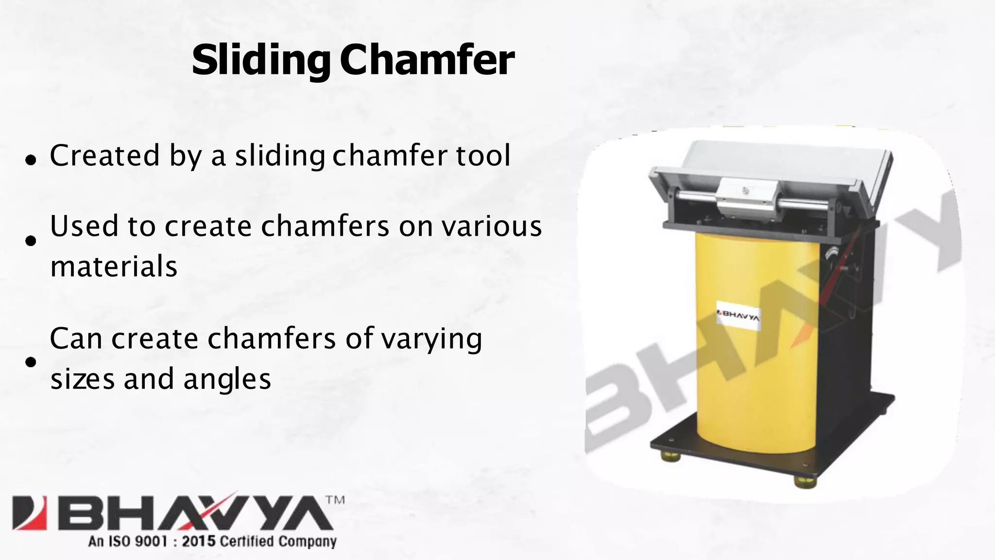 All About Chamfer Machine | PPTX