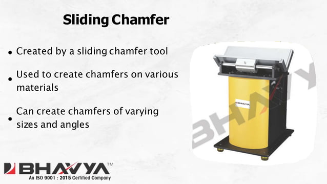 All About Chamfer Machine | PPTX | Woodworking | Arts and Crafts