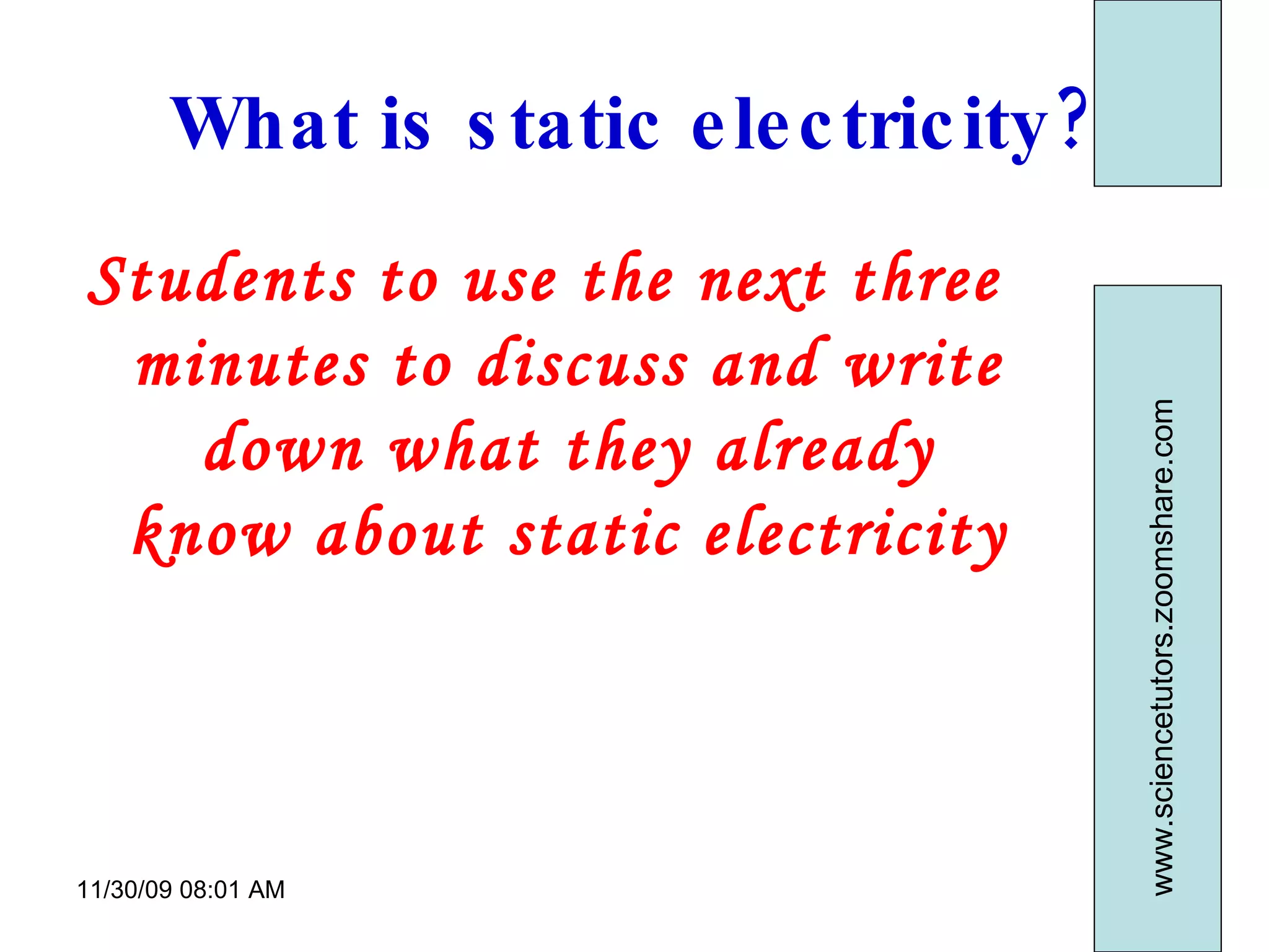 ALL ABOUT ELECTRIC CIRCUITS AND STATIC ELECTRICITY | PPT