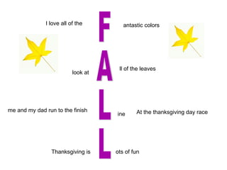 All About Fall 4 N | PPT