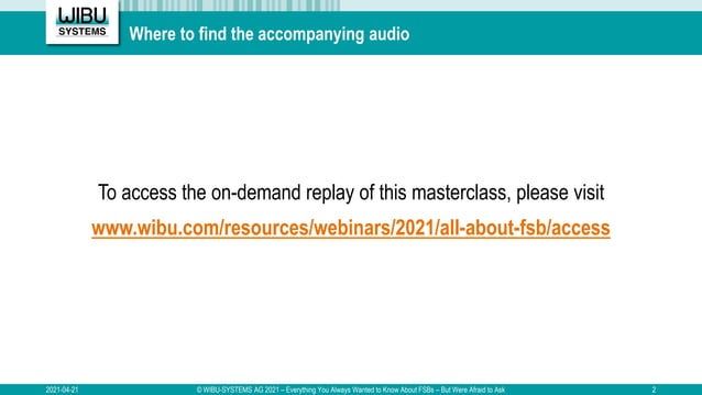 Everything You Always Wanted to Know About CodeMeter FSBs | PDF | Operating Systems | Computer ...