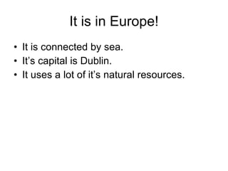 All About Ireland | PPT
