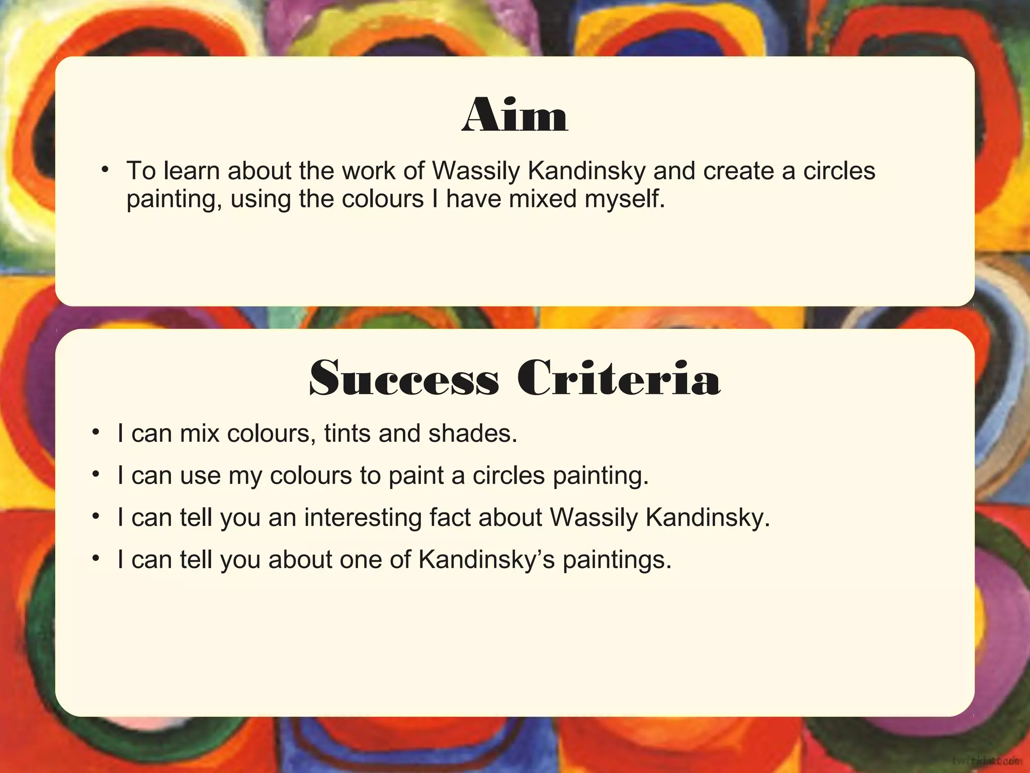 Kandinsky and colours | PPT