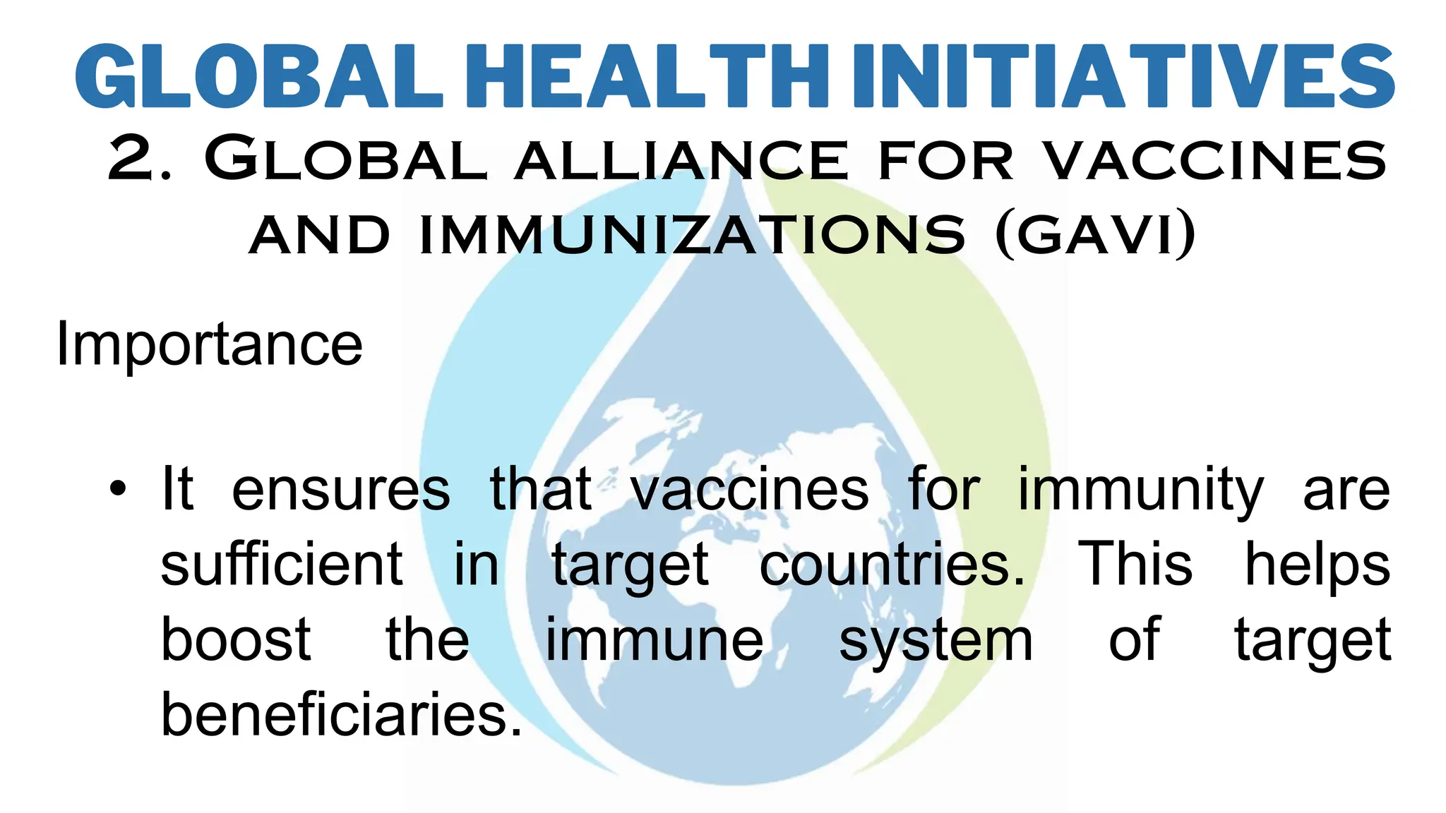 Significance of Global Health Initiatives | PPTX