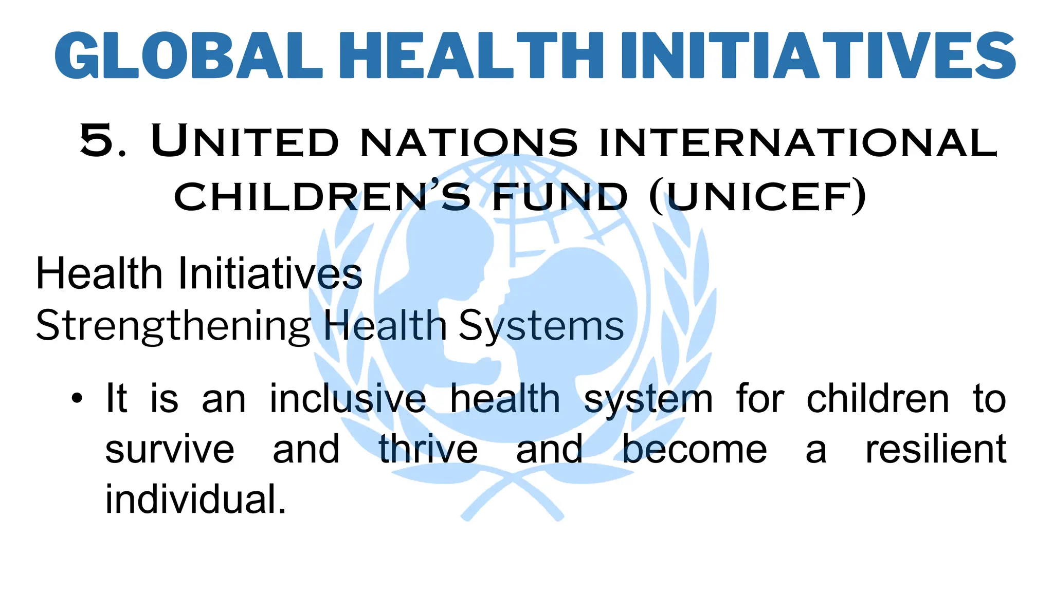 Significance of Global Health Initiatives | PPTX