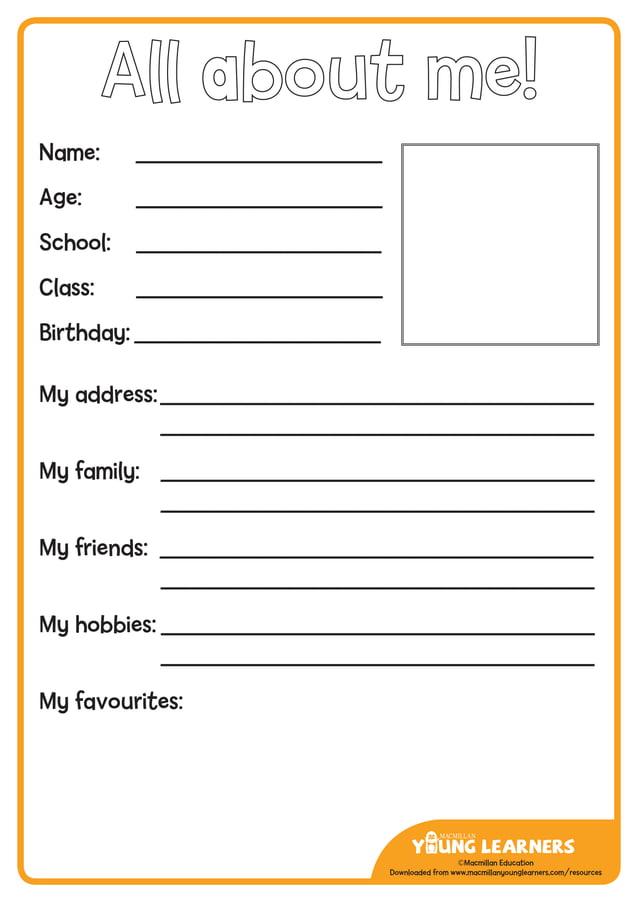 All about-me-fact-sheet | PDF