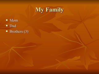 ALL ABOUT ME2 | PPT