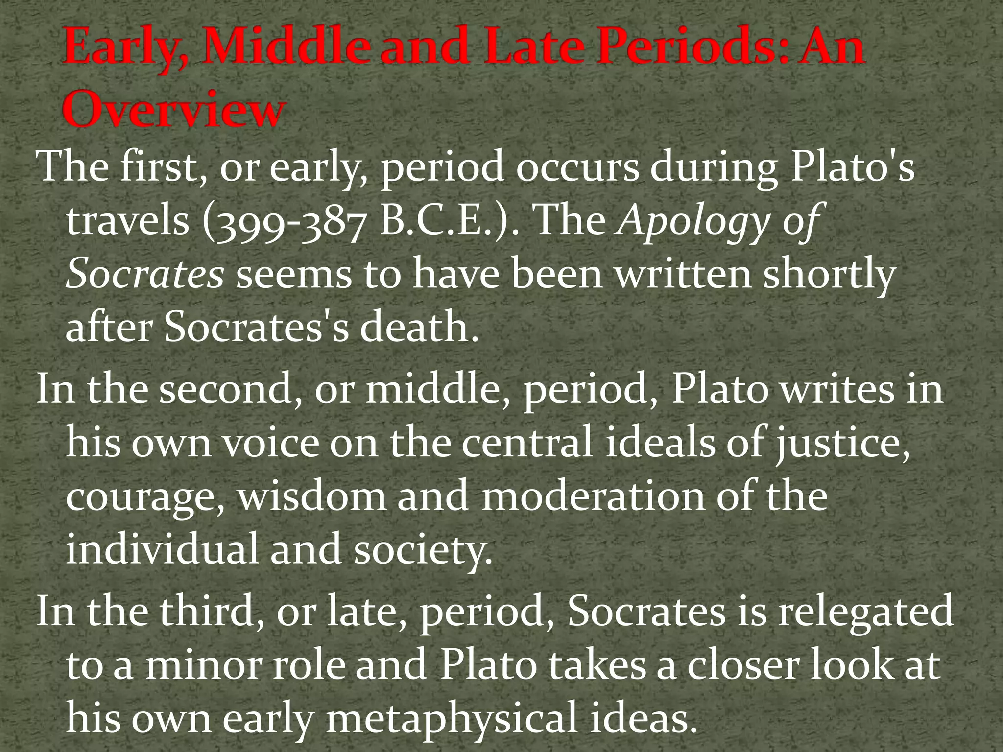 Plato: Books, Life, and Philosophy | PPTX