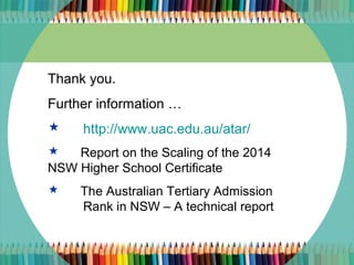 All about-the-atar | PPT | Educational Assessment | Education