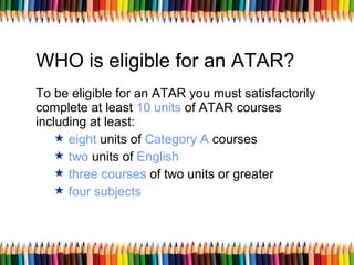 All about-the-atar | PPT | Educational Assessment | Education