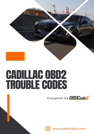 All Cadillac OBD2 Trouble Codes List – OBDCodex | PDF
