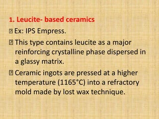 All ceramic-restoration | PPTX