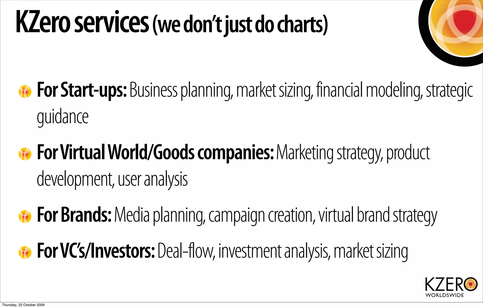 Virtual world charts | PDF