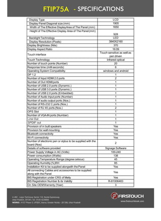 Digital Signage Solutions - All Types of Commercial display Tv on GeM ...