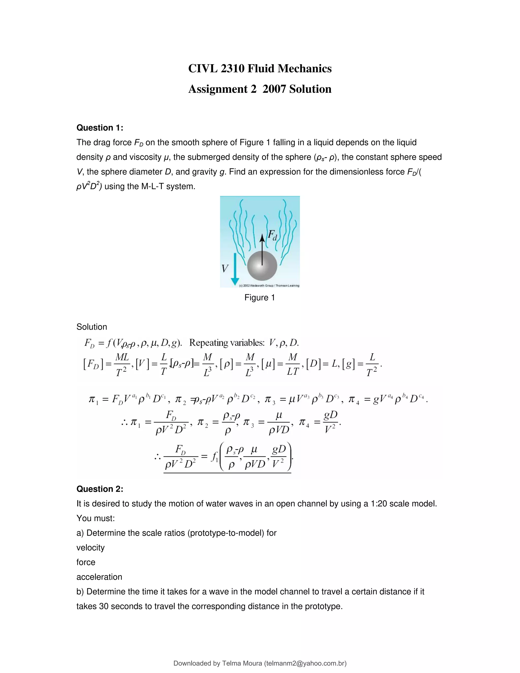 All fluids-assignments | PDF