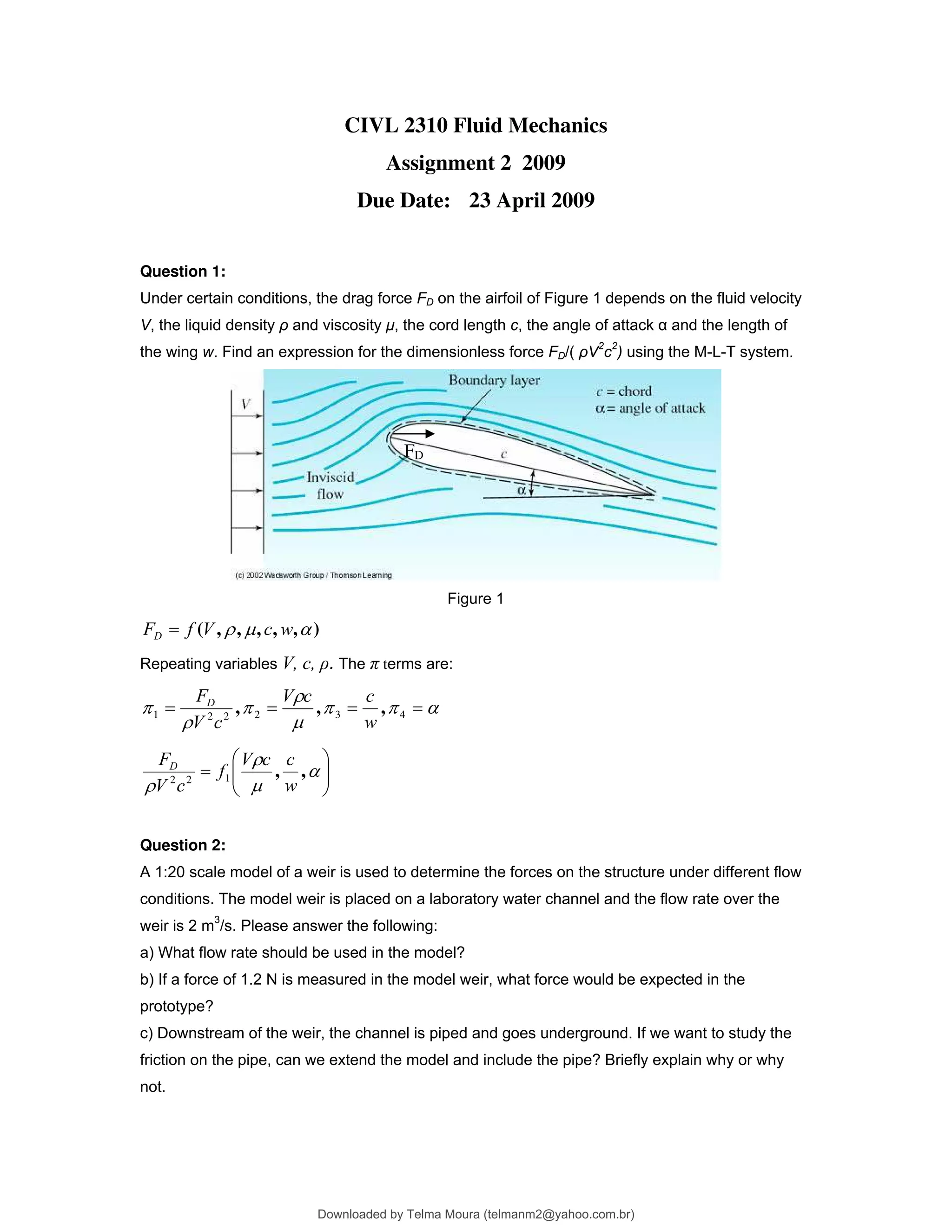 All fluids-assignments | PDF