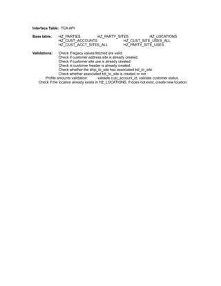 List of Coversions in Oracle Apps | PDF