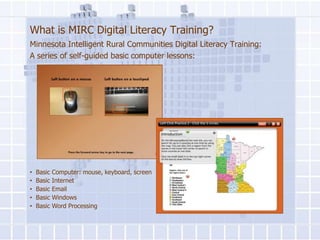 MIRC Digital Literacy training | PPT
