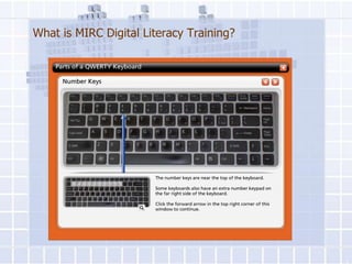 MIRC Digital Literacy training | PPT