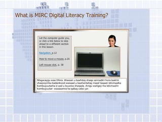 MIRC Digital Literacy training | PPT