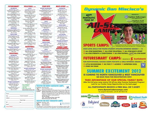 All Star Camps 2012 Flyer | PDF