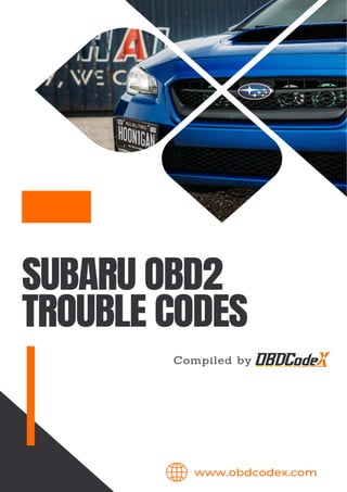 All Subaru OBD2 Trouble Codes List – OBDCodex | PDF