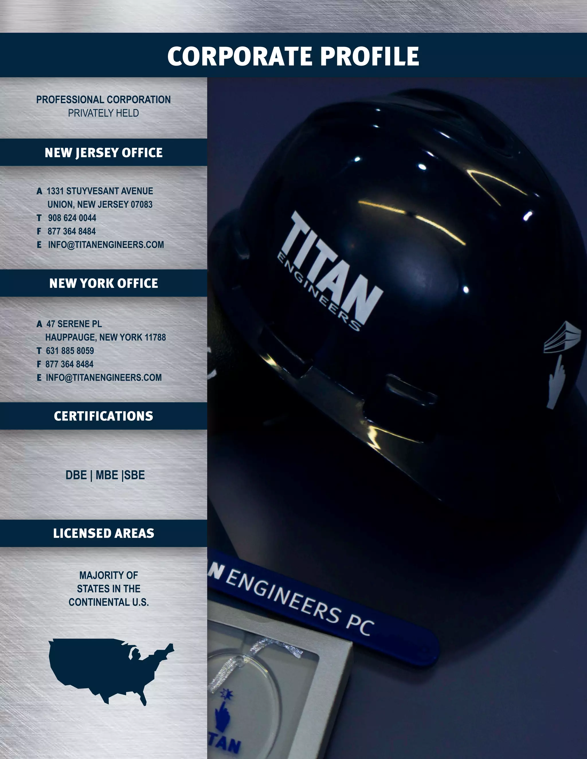 Titan Engineers PC - Statement of Qualifications | PDF