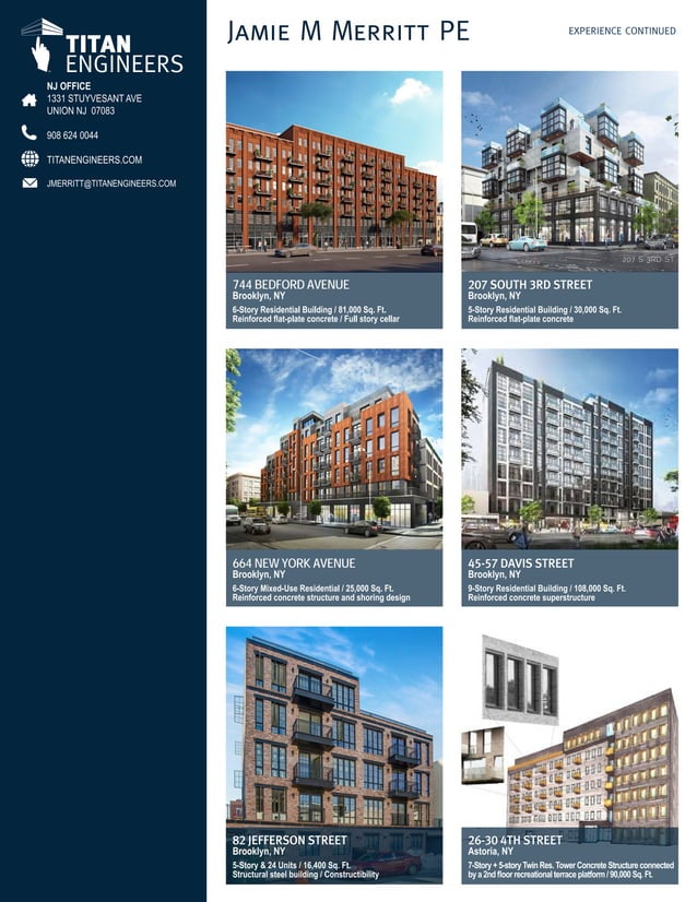 Titan Engineers PC - Statement of Qualifications | PDF