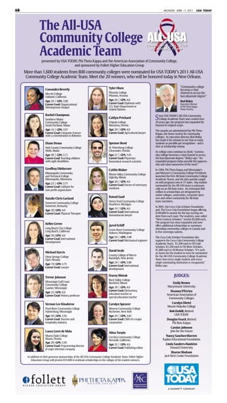 The All-USA Community College Academic Team | PDF