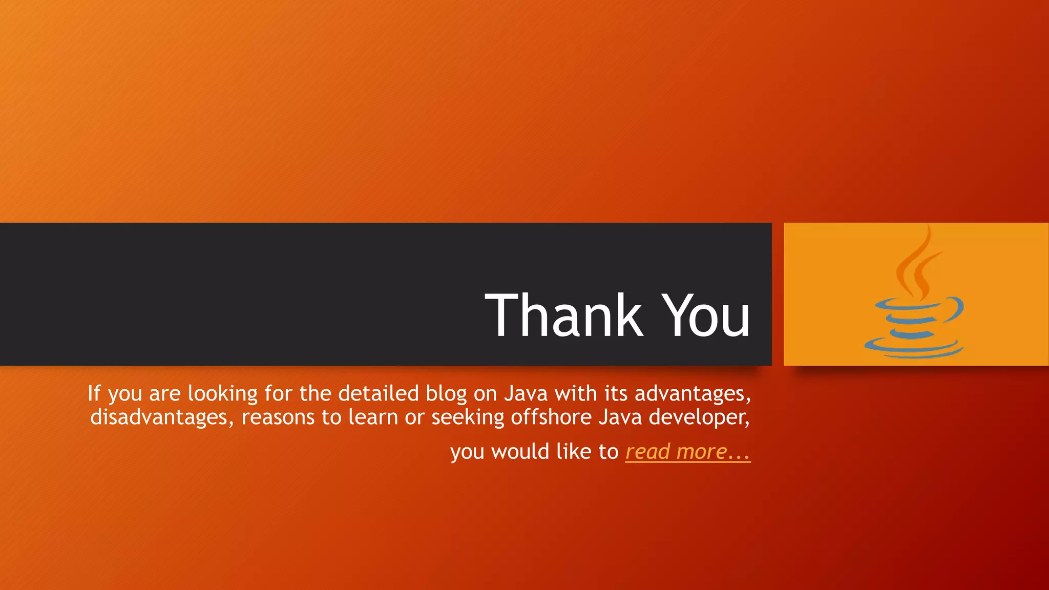 All You Need to Know About Java – Advantages and Disadvantages | PPTX